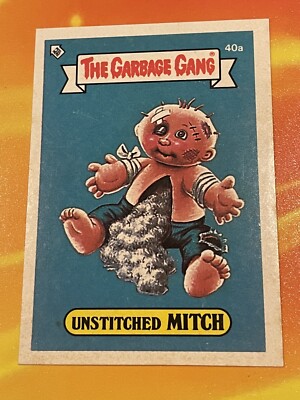 1985 Unstitched MITCH 40a The Garbage Gang Series 1 Australia Card ...