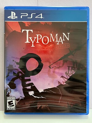 Sony Playstation 4 PS4 - Typoman - Limited Run Game - LR-P83 #135 | eBay