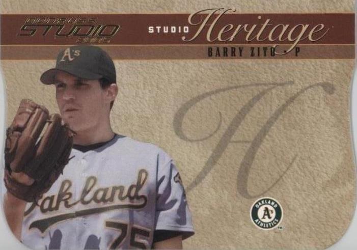 2005 Donruss Studio - Heritage Barry Zito #SH-14 Gold Die-Cut /50 for ...
