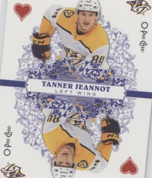2022-23 O-Pee-Chee - Playing Cards Tanner Jeannot #2-HEARTS for sale ...