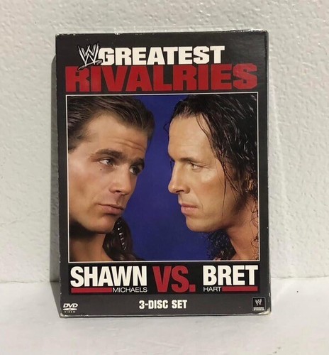 WWE DVD Greatest Rivalries Shawn Michaels Vs. Bret Hart 3-Disk Set | eBay