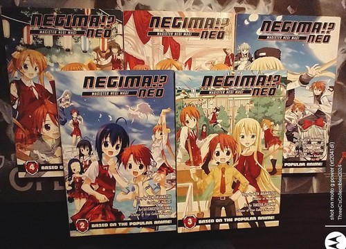 5x Negima!? Neo Magister Negi Magi Graphic Novel/Manga Lot-Vol. 2 thru ...