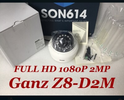Ganz Z8-D2M CCTV Color Camera W/2.8-12mm 2MP 1080P Hybrid AHD/TVI/CVI ...