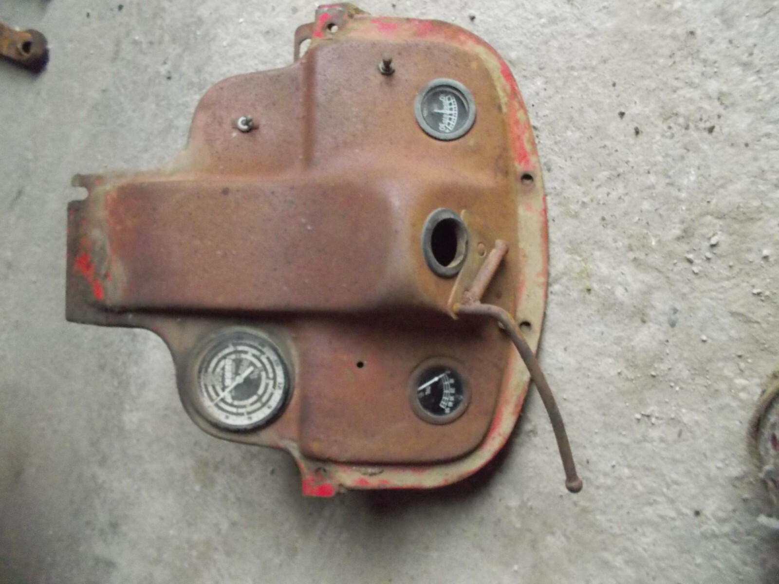 Ford 8N tractor original LATE model dash panel w/ tachometer gauges ...