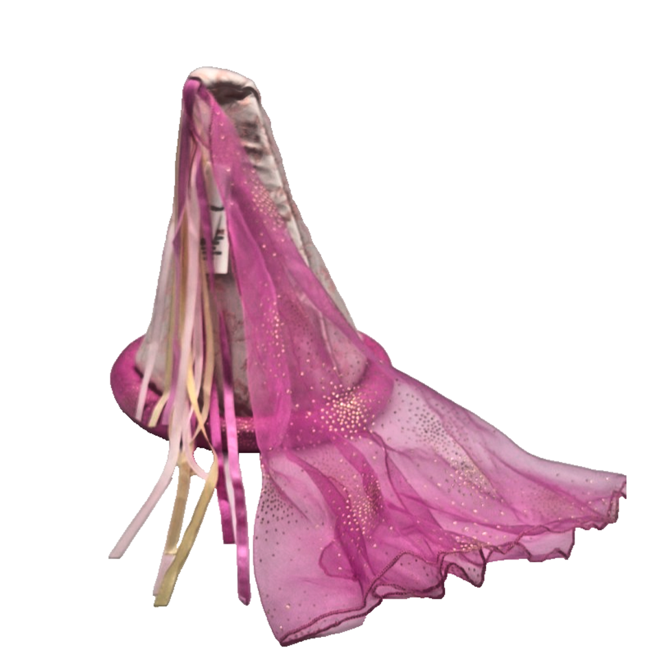 Disney Princess Cone Hat Pink & Vail Kid Size " Hat Only No Sparkle ...
