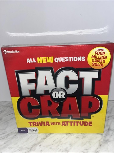 Fact Or Crap Trivia With Attitude Game New Open Box Complete 2011 | eBay