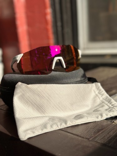 Smith Optics Reverb ChromaPop Mt White Rimless Shield Sunglasses ...