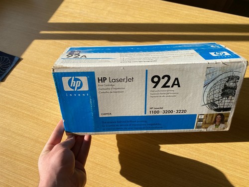 Genuine, Original HP 92A C4092A (Black) Toner Cartridge for HP LaserJet ...