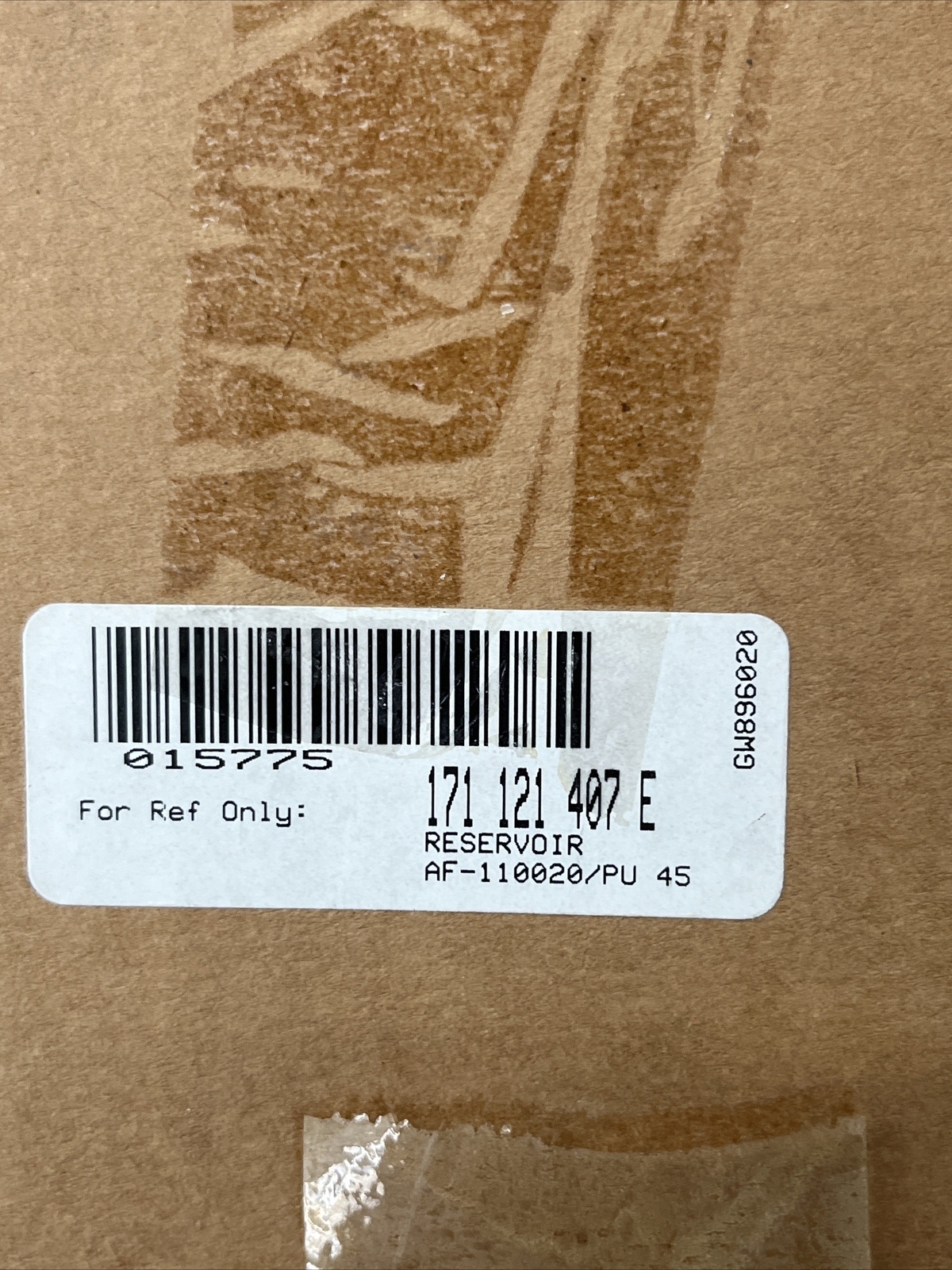 Coolant Reservoir VW Cabriolet Caddy Rabbit Mk1 Expansion Tank - 171 ...