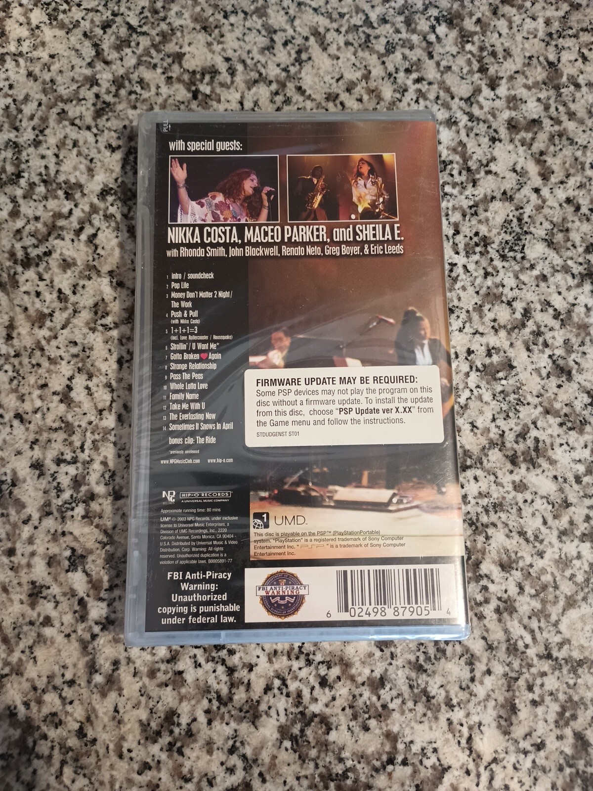 Prince: Live At The Aladdin Las Vegas (UMD-Movie, 2005) for sale online ...