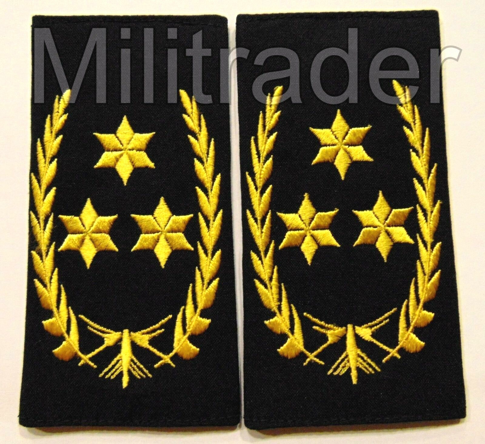 Costa Rican Chief of Police Epaulets | eBay