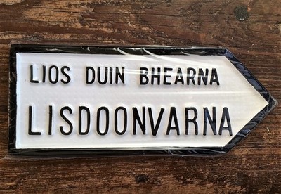 Lisdoonvarna County Clare Authentic Irish Road Sign Hand Made in ...
