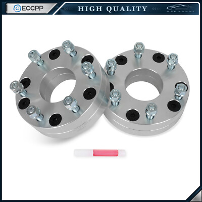 2Pcs 2" 5x4.5 to 6x5.5 Wheel Adapters 12x1.5 For Toyota Tacoma 5 Lug to ...