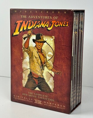 Indiana Jones The Complete Movie Collection (DVD, 2003) 5-Disc Set | eBay