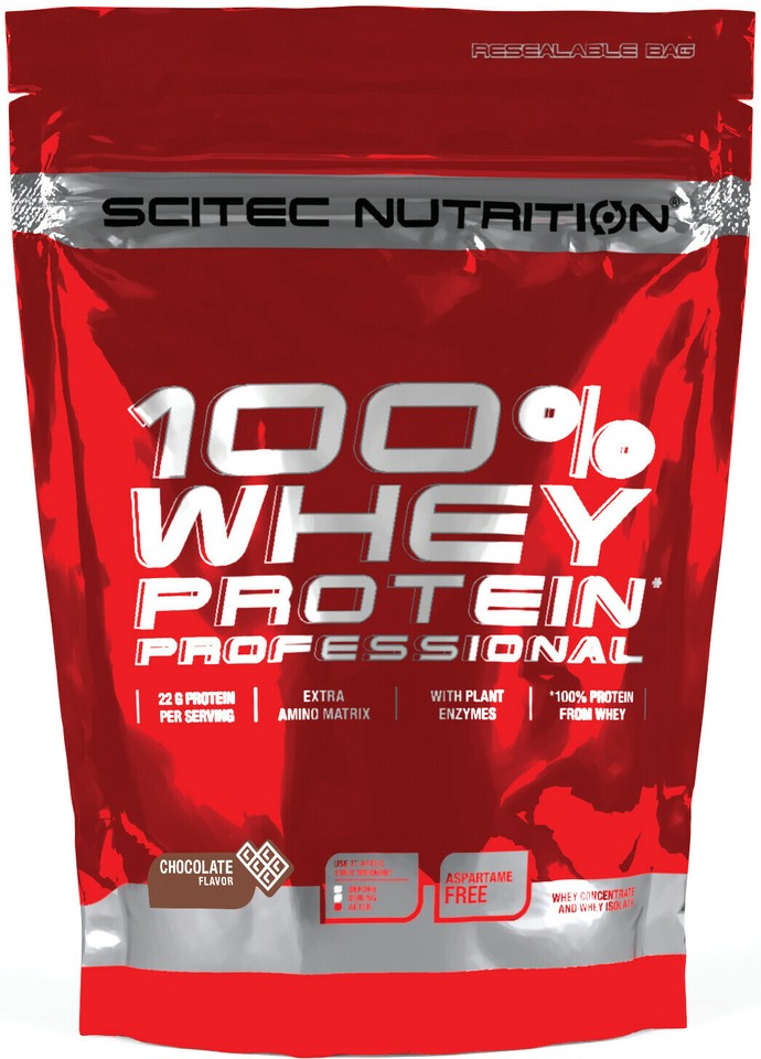 Scitec Nutrition 100% Whey Protein Professional Isolate & Concentrate ...