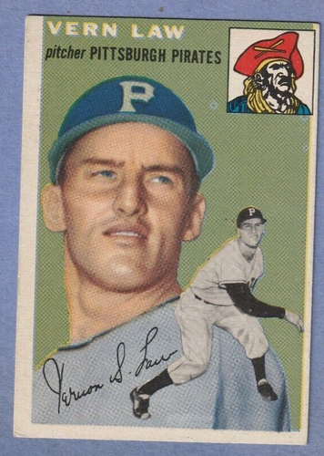 1954 TOPPS VERN LAW #235 EX+ lite tip wear PIRATES | eBay