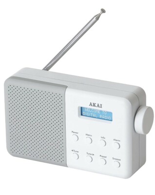 Akai Portable DAB Radio - A61041G - Grey - 12 Month Warranty. | eBay UK