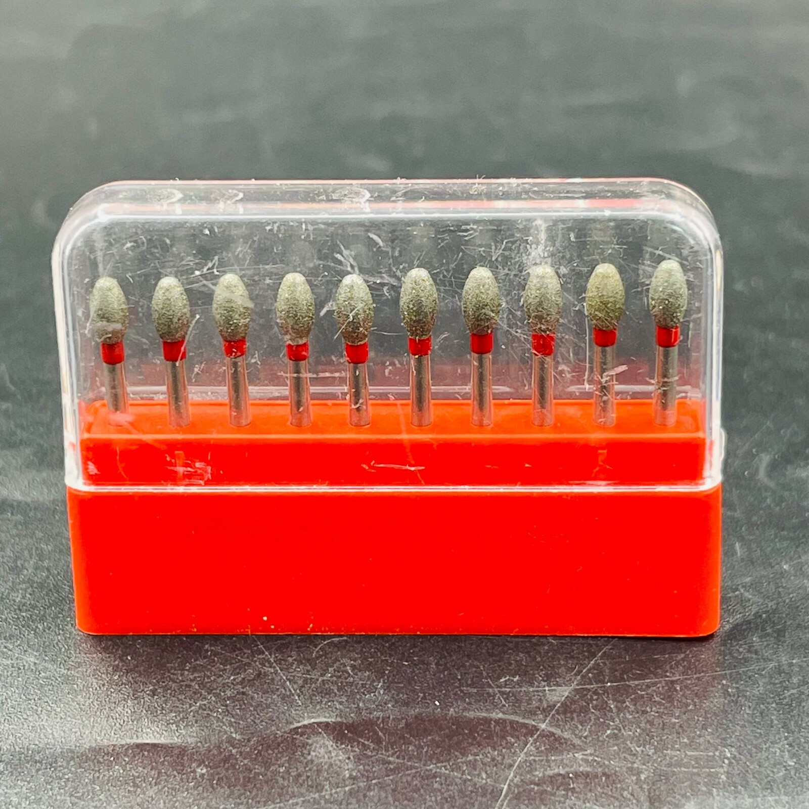 50pcs Dental FG Diamond Burs Football 368-023F Fine Red for High speed ...