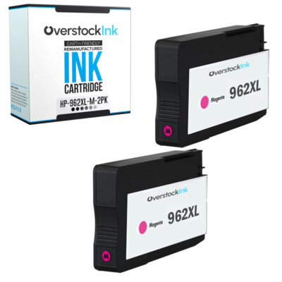 2PK 962XL 962 XL Magenta Ink Cartridge for HP OfficeJet Pro 9022e 9023 ...
