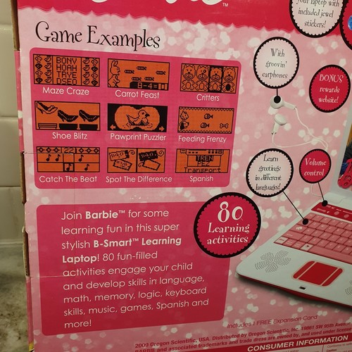 Oregon Scientific Barbie B-Smart Laptop for sale online | eBay