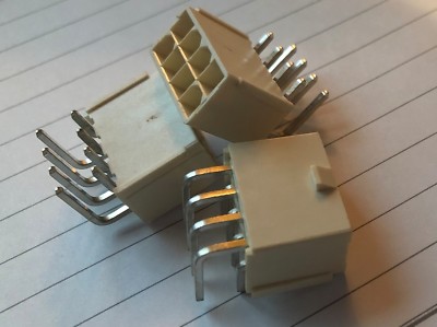 MOLEX PCB Connector Header R/A 8-Position **NEW** Qty.3 | eBay