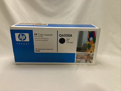 Genuine Factory Sealed Bag HP Q6000A Black Color LaserJet Print ...
