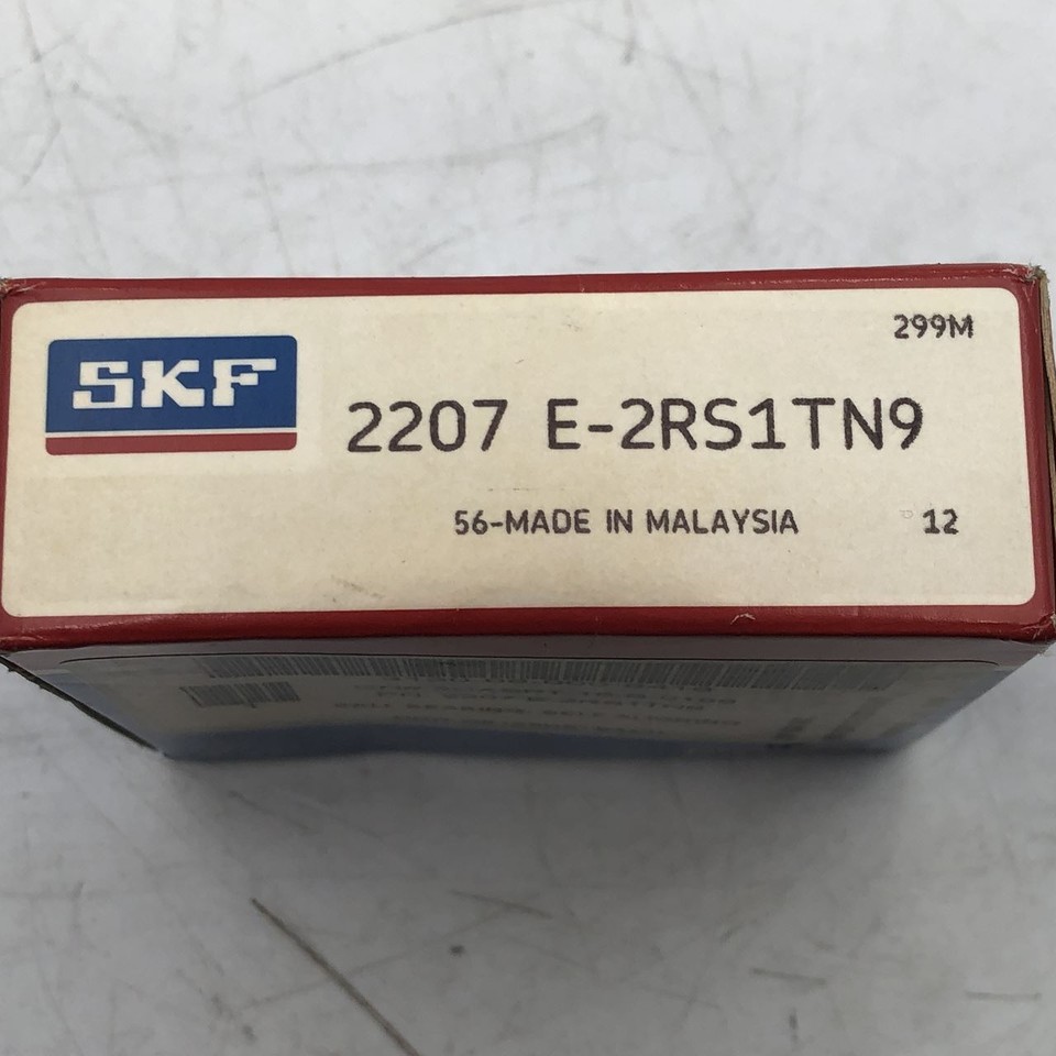 SKF 2207 E-2RS1TN9 BORE DOUBLE ROLLER SELF ALIGNING BALL BEARING ...