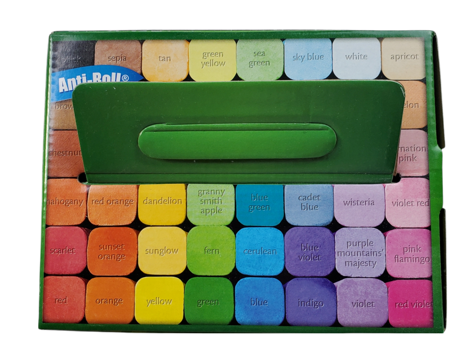 Crayola Washable Sidewalk Chalk 48 Assorted Bright Bold Crayola Colors ...