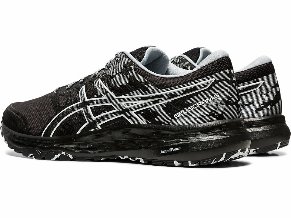 Asics Gel- Scram 5 Black/White Men's Trail Running Shoes Size 8.5 | eBay
