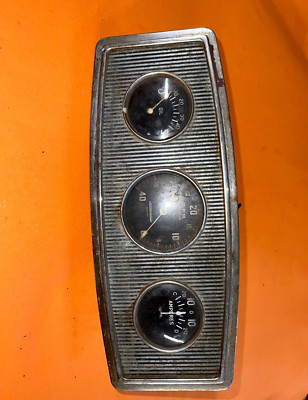 Stewart Warner Vintage Gauge Cluster | eBay