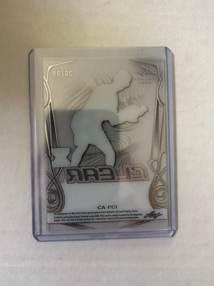 Fernando Cruz 2023 Leaf Trinity XRC Rookie Autograph 36/99 Auto Chicago ...