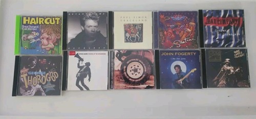 10 Cd Lot Thorogood,Bryan Adams,paul Simon,Fogarty,Santana,bad Company ...