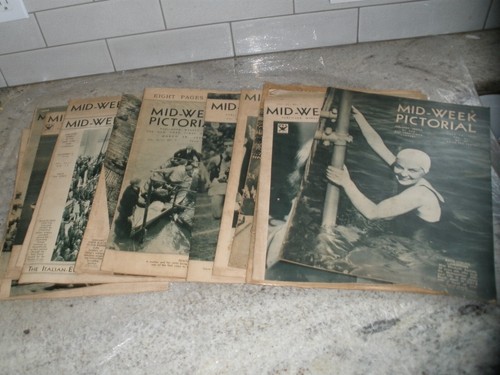 LOT OF 15 MID-WEEK PICTORIAL MAGAZINES 1934-1936 | eBay