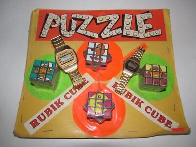 VINTAGE RARE GUMBALL/VENDING MACHINE Rubik Cube DISPLAY/HEADER CARD | eBay