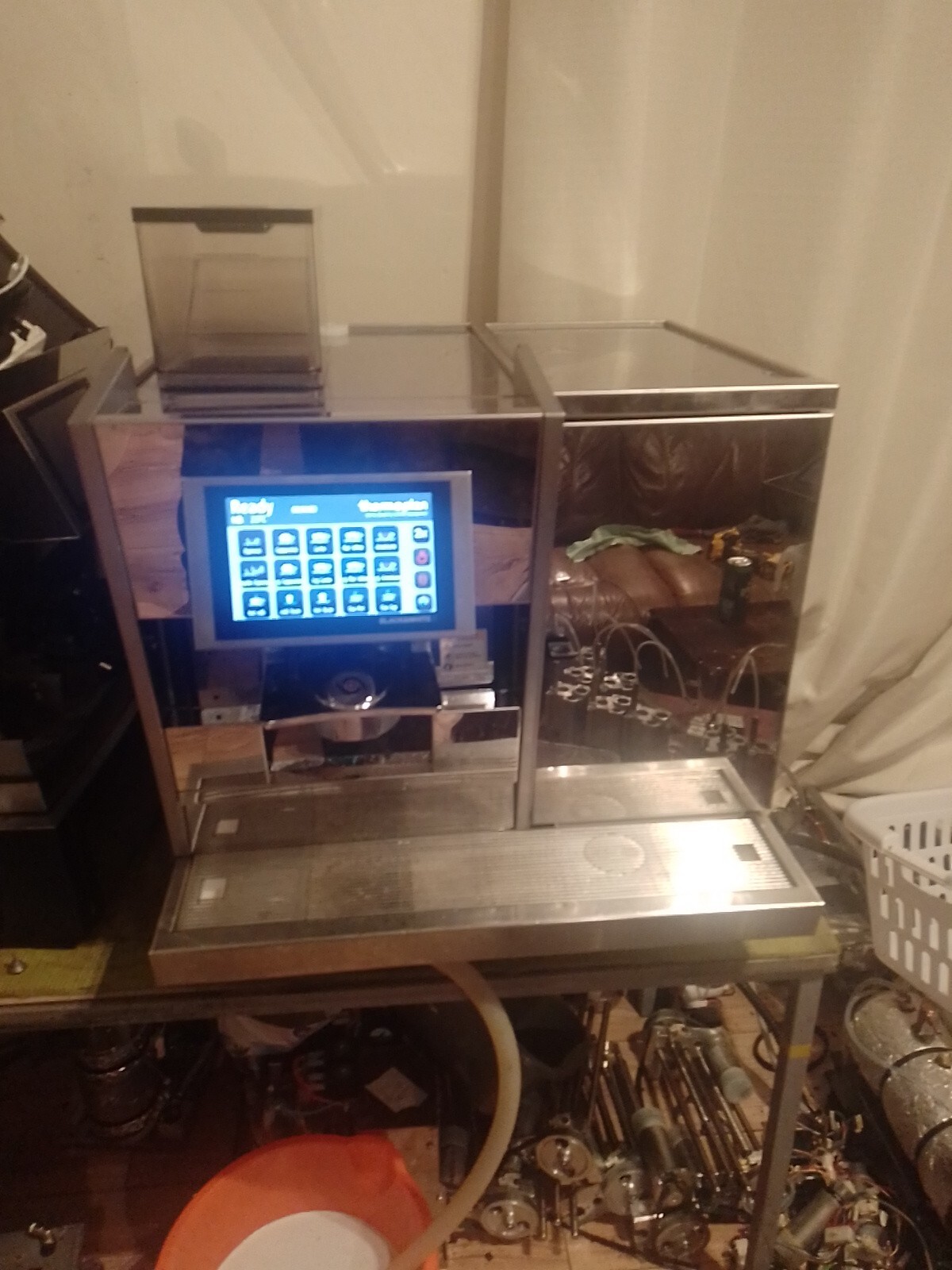 Thermoplan Black&White 3 CTM Fully Automatic Coffee Machine With Fridge ...