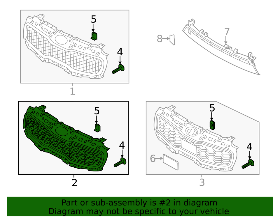 Genuine Kia Grille Assembly 86350-D9610 | eBay