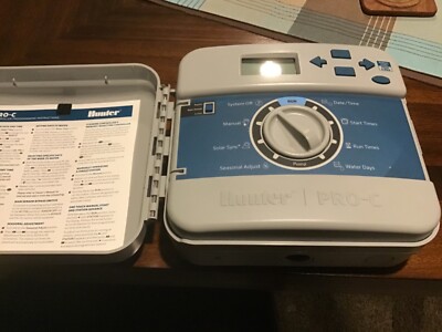 Hunter Pro-C 12 zone sprinkler controller | eBay