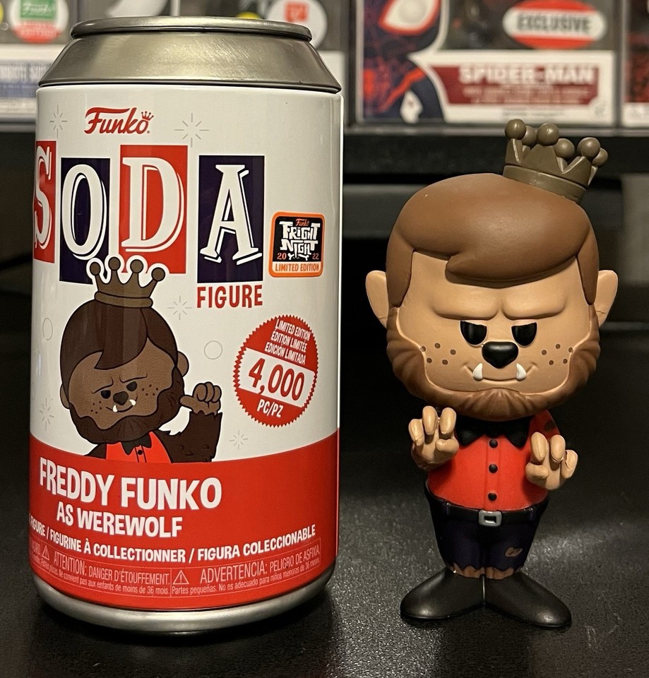 FUNKO SODA: 2022 FRIGHT NIGHT: FREDDY FUNKO AS WEREWOLF • LE 4000 PCS ...