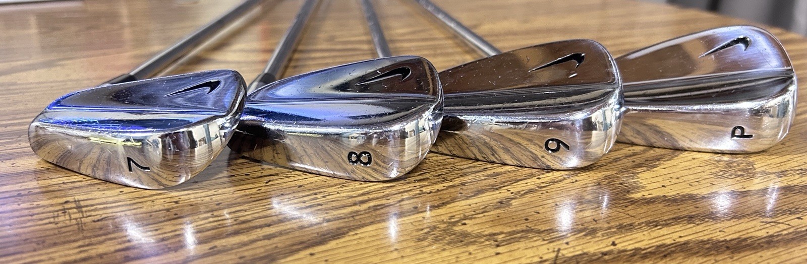 Beautiful Nike Forged MB Blades, 3-PW, Steel Stiff Shafts, 1 inch Long ...