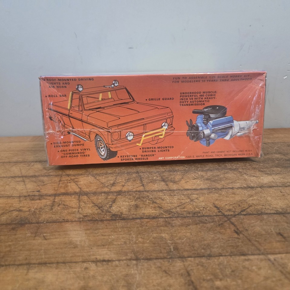 AMT BOONIE BOSS T412 Ford Custom Pickup Truck Model Kit Hobby SEALED | eBay