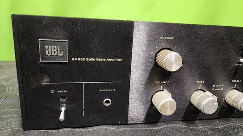 Vintage JBL SA660 Stereo Integrated Amplifier Amp One Ch Works As IS | eBay