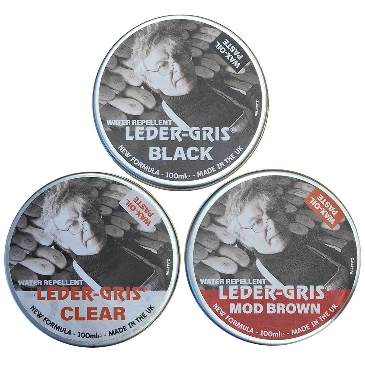 100ml Leder Gris Boot Wax Oil Altberg Leather Waterproofing Brown Black ...