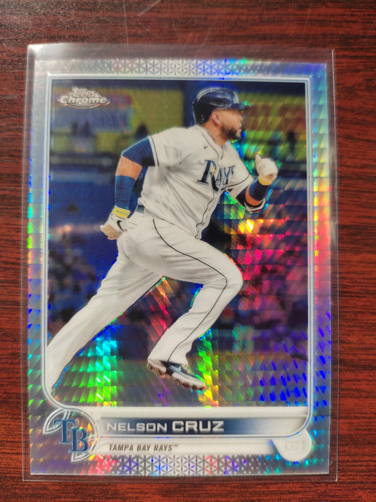 2022 Topps Chrome NELSON CRUZ Prism Refractor #71 - Tampa Bay Rays | eBay