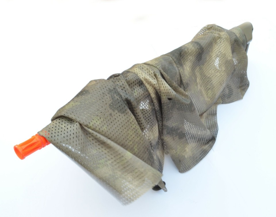 Camouflage Rifle Sniper Veil Netting Mesh Gun Wrap Material - Camo ...