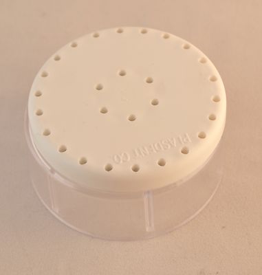 Magnetic Round Dental Lab Bur Block Holder Station Holds 28 Burs ...