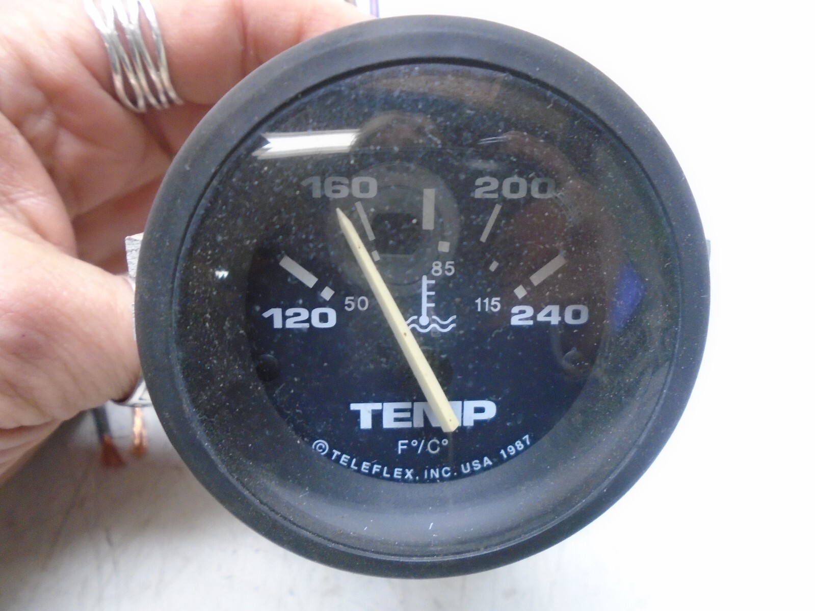 CD2 Teleflex Marine Gauges Trim Temp Oil 3-Pieces | eBay