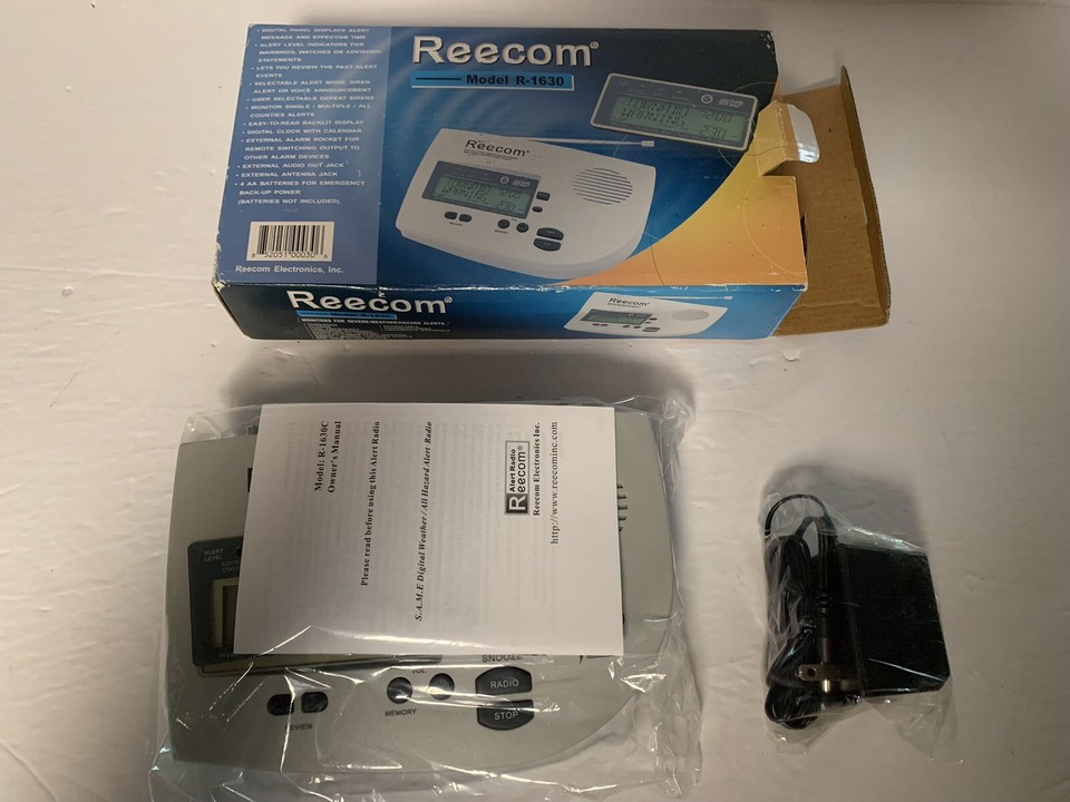 NIB Reecom R-1630 Radio - Monitors for Severe-Weather/Hazard Alerts New ...