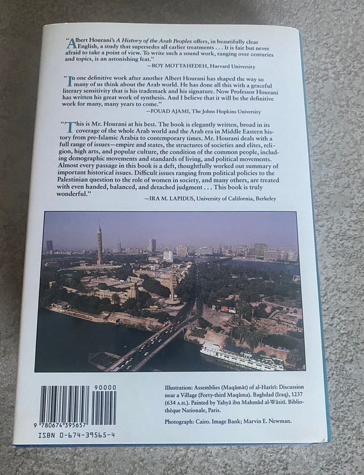 Belknap Ser.: A History of the Arab Peoples by Albert H. Hourani (1991 ...