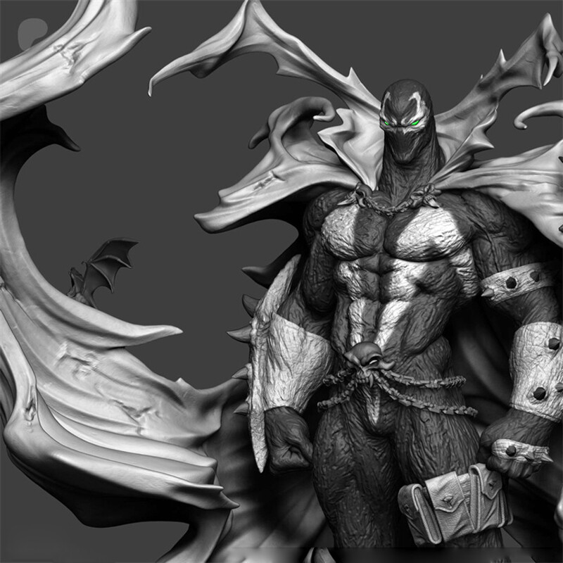 Spawn 1/8 1/6 1/4 3D print figure Model Kit Unpainted Unassembled ...