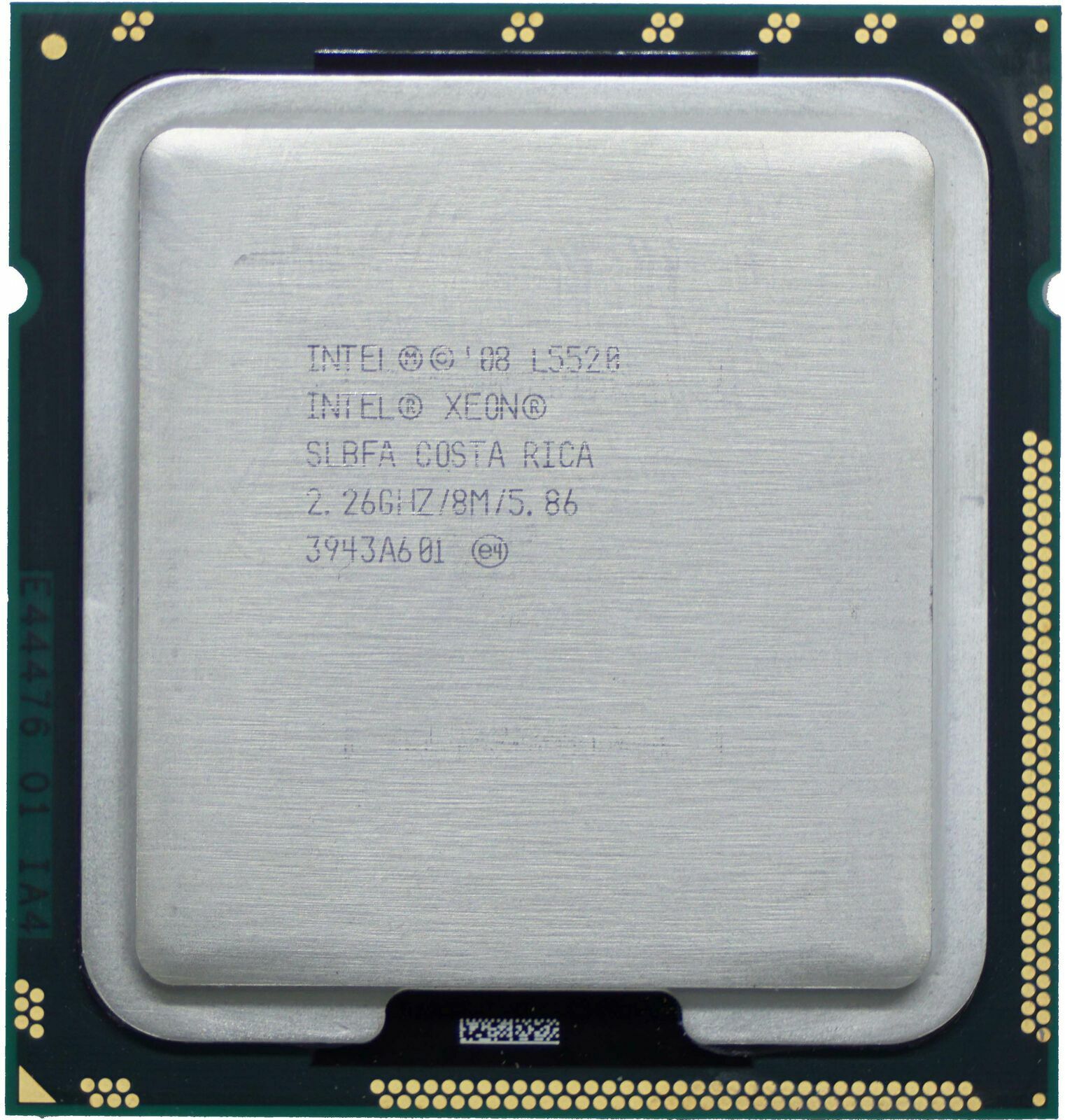 Intel Slbfa Xeon CPU QC L5520 8M Cover - 2.26 GHZ - 5.86 Gt / S QPI ...